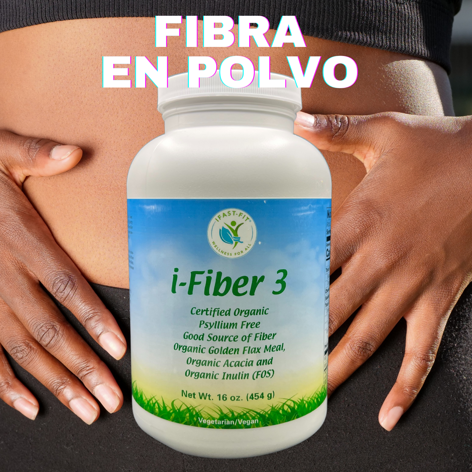 Fibra en Polvo I-Fiber 3/ FIBER certificado organico Omega 3,6,9 – ifastfit